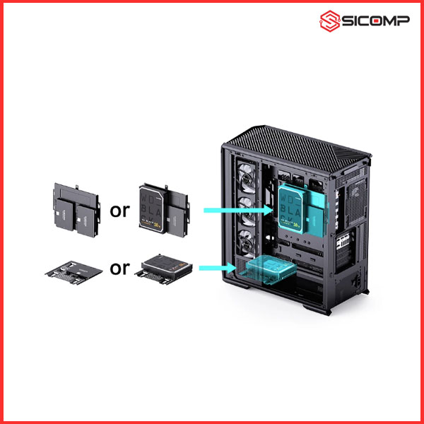 Vỏ case Jonsbo D400 Black