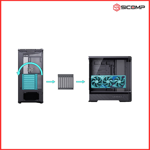 Vỏ case Jonsbo D400 Black